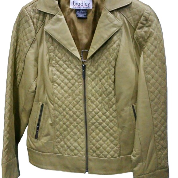 Bradley | Jackets & Coats | Bradley Bayou Quilted Leather Jacket Xs ...